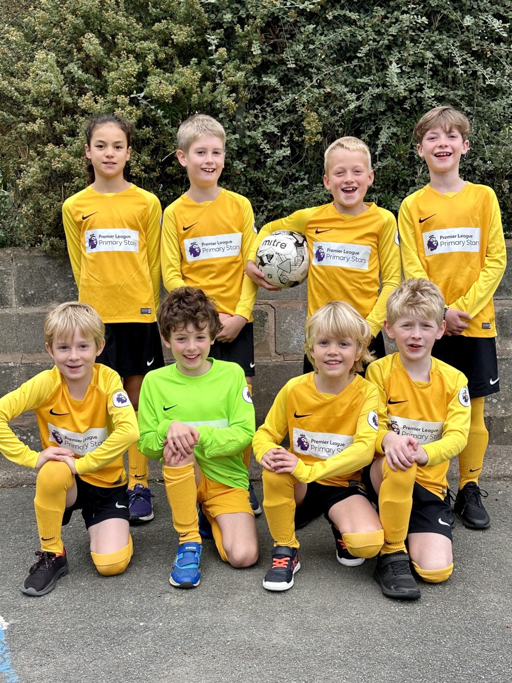 U9 Footballers in action! - St Winefrides